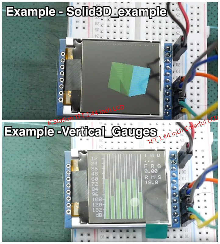 1.44" Colorful LCD Screen Module Compatible with Arduino | ICStation